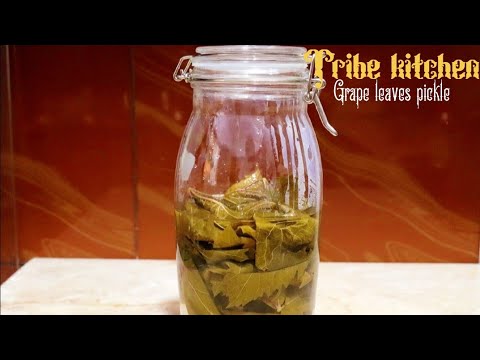 Grape Leaves Pickle |How To Make Grape Leaves Pickle - YouTube