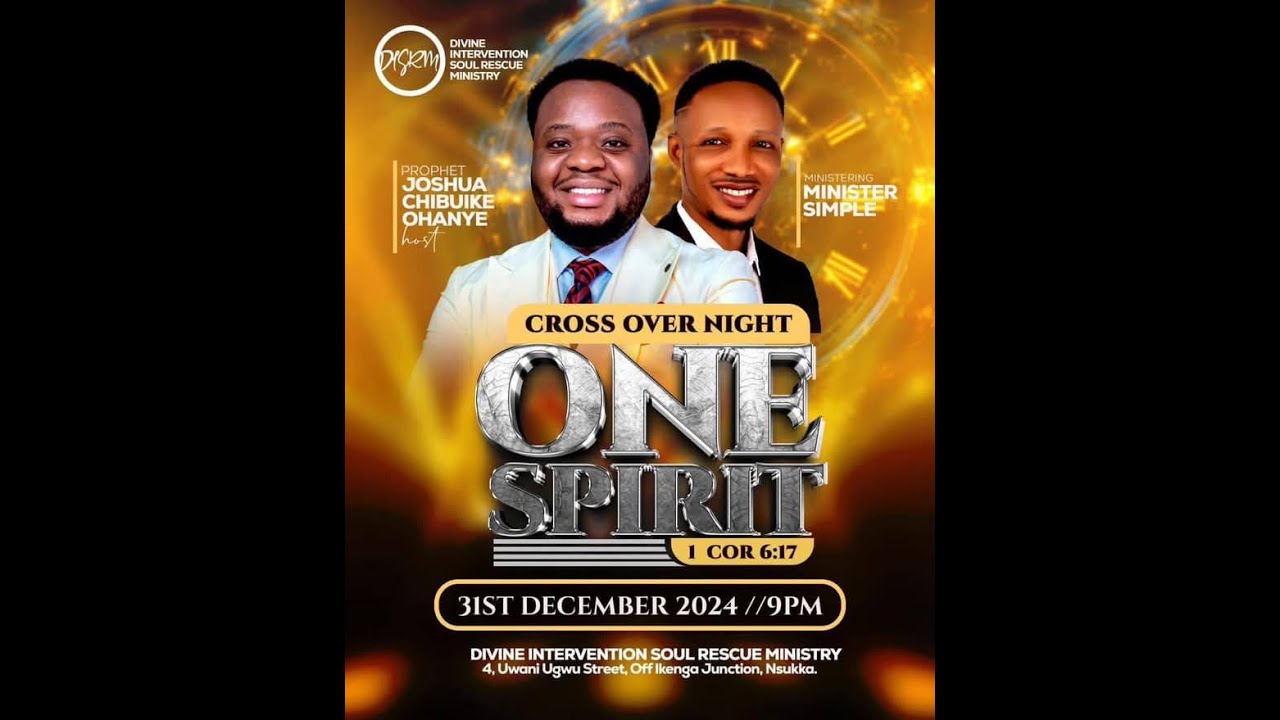 CROSS OVER NIGHT 2024 || ONE SPIRIT || 31ST. 12. 2024 - YouTube