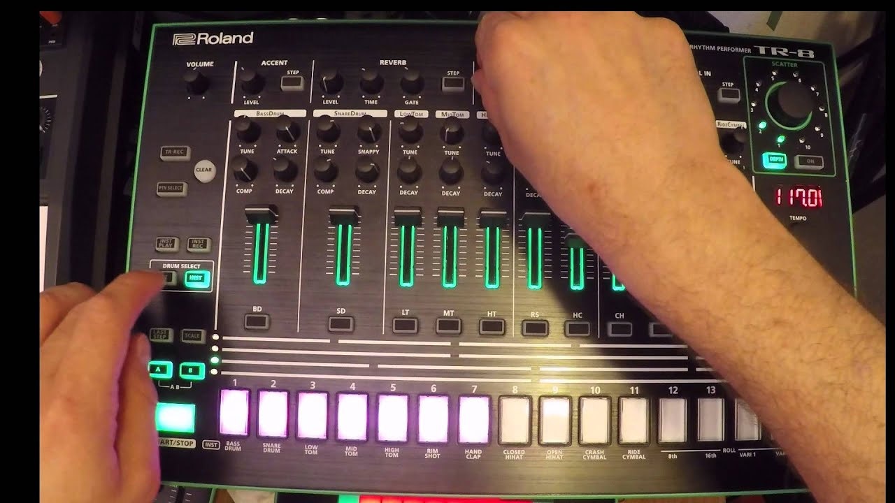 Roland Aira TR8 - 808 Day 8th August 2017 - YouTube