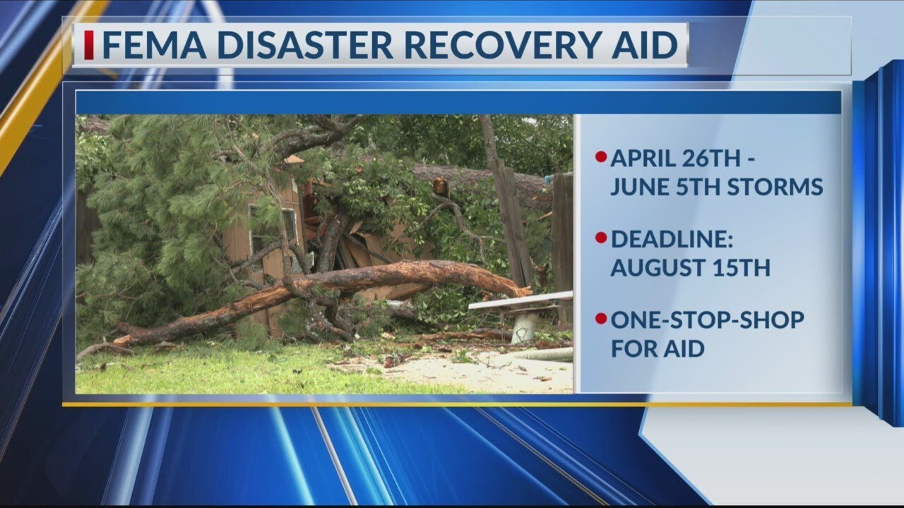 1 month left to apply for June-April storm FEMA assistance - YouTube