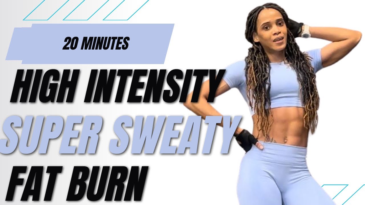 20 MINUTES HIGH INTENSITY CARDIO - SUPER SWEATY | Fat 🔥 - YouTube