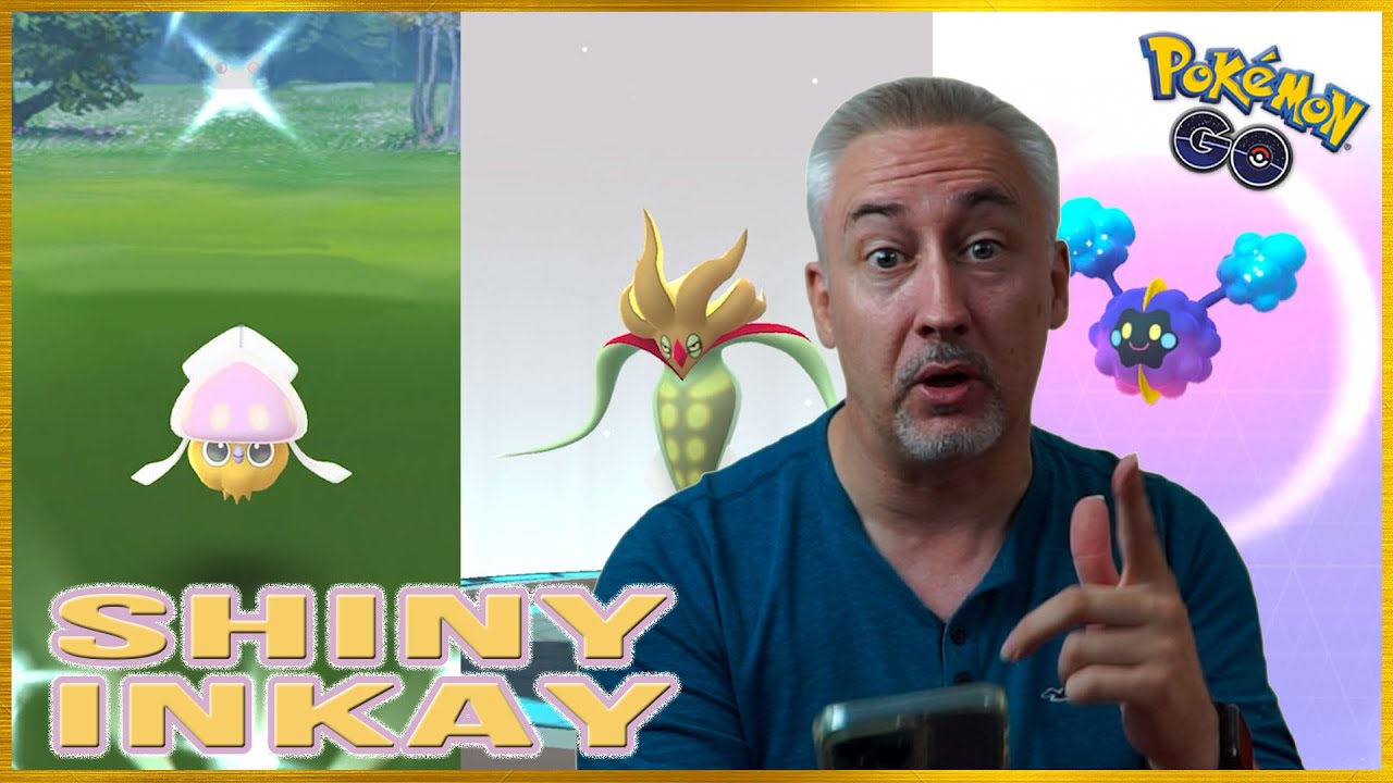 SHINY INKAY RESEARCH DAY & COSMOG Dex Entry | Pokémon GO - YouTube