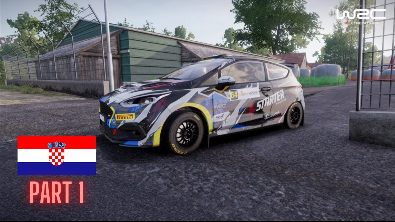 WRC Generations Career Mode - WRC Juniors - Croatia Rally Part 1 - YouTube