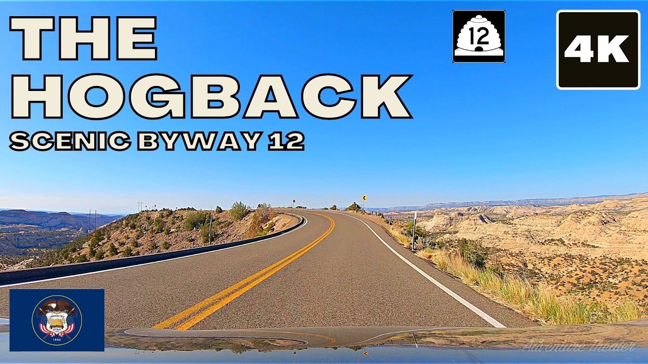 The Hogback 4K drive (Scenic Byway 12) - Utah - YouTube