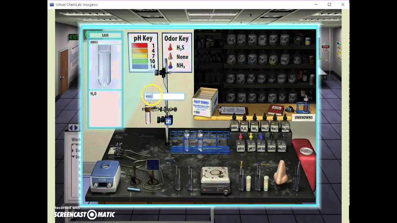 Virtual Chem Lab - Smell Test and pH Test - YouTube