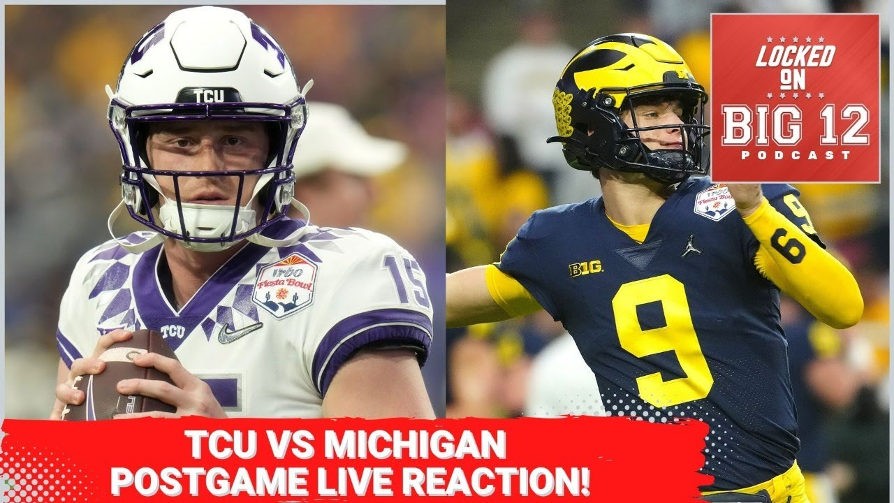 TCU vs. MICHIGAN FIESTA BOWL POSTGAME REACTION! - YouTube