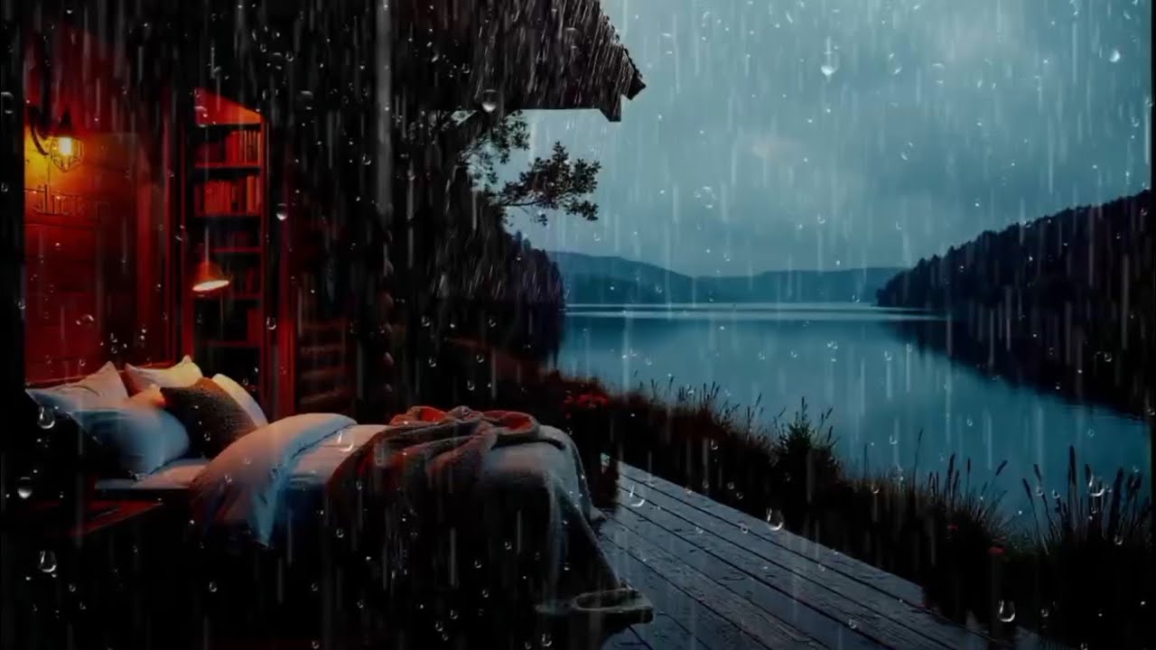 Perfect Rain Sounds For Sleeping - Deep Sleep with Heavy Rain & Thunder ...