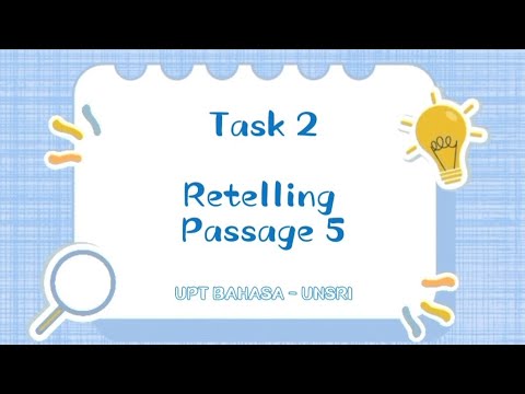 Task 2 - Retelling Passage 5 - Tri Wulandari (06021382025072) - Group 380 - YouTube