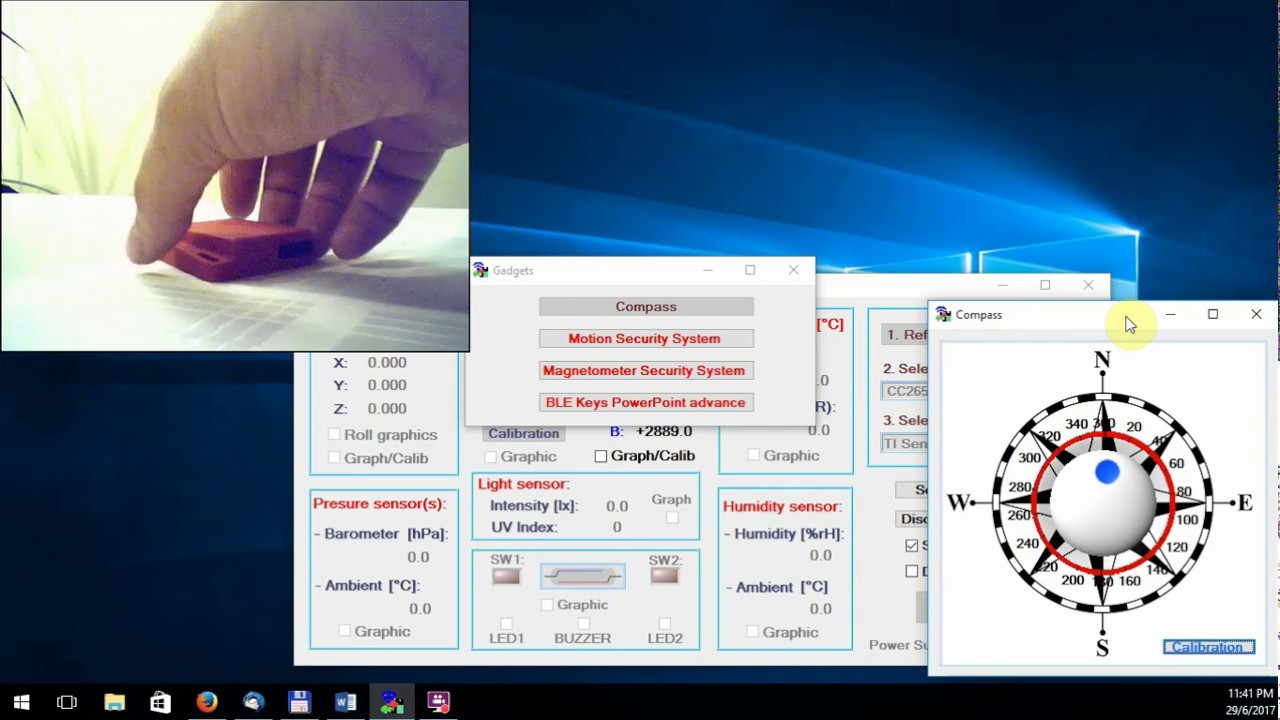 Compass (calibration of the magnetic sensor) - YouTube
