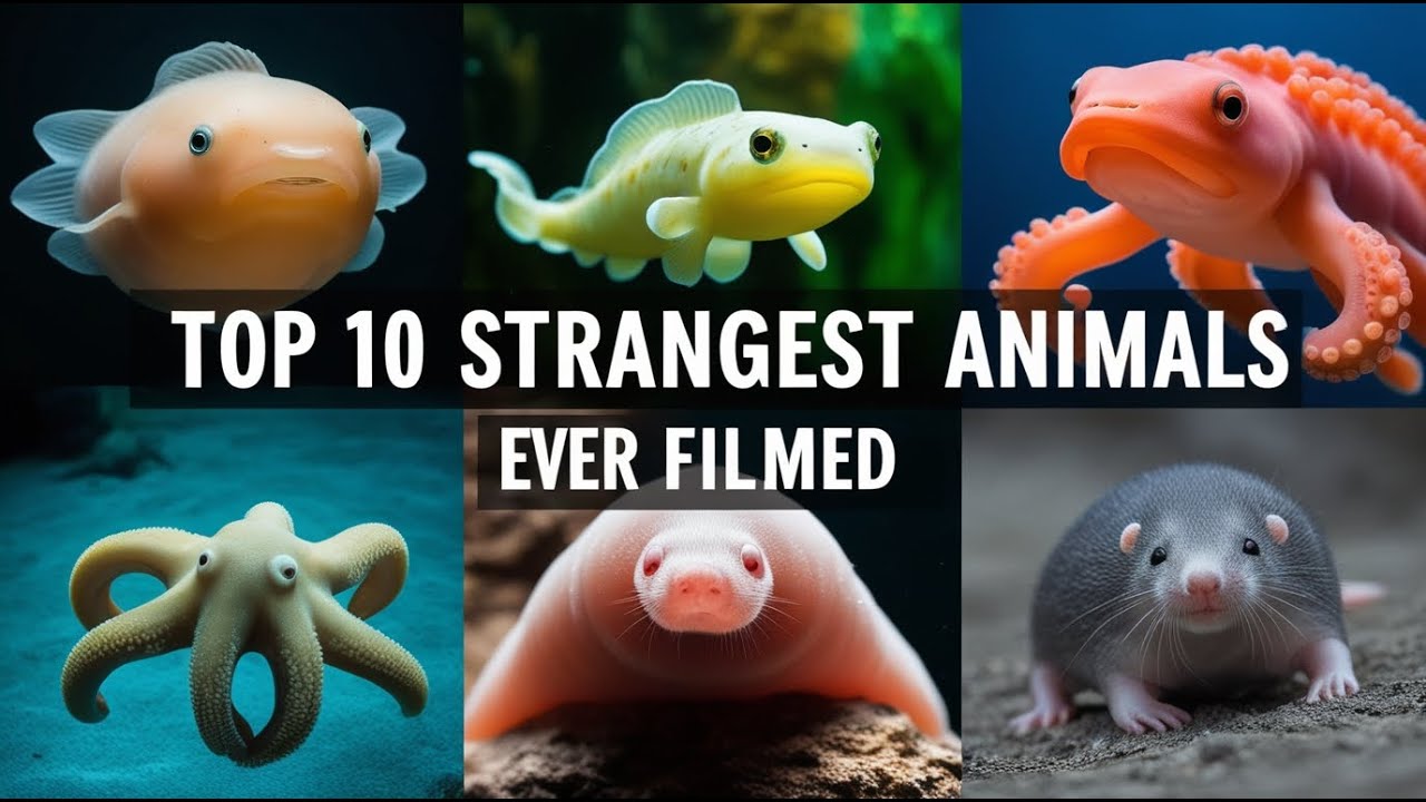 Top 10 Strangest Animals Ever Filmed | Wild World 510 - YouTube