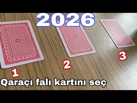 ♦️♠️ 2026 da səni NƏ GÖZLƏYİR ♣️♥️ dəqiq qaraçı falı 🌓illik  proqnoz