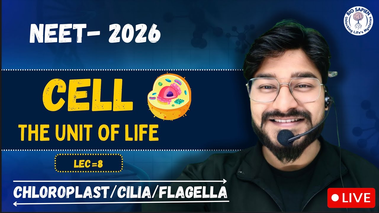 Cell the unit of life|Lec=8|Chloroplast|Cilia/flagella/centriole|by_Anmol Sir|11+NEET| - YouTube