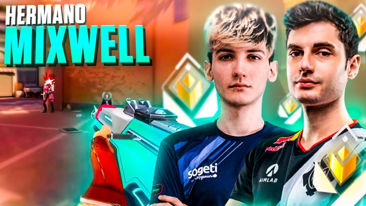 ASI JUEGA el HERMANO de MIXWELL en VALORANT - NIXERINO - YouTube