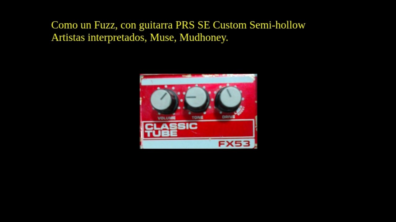 Demo Dod FX53 Classic tube distorsion - YouTube