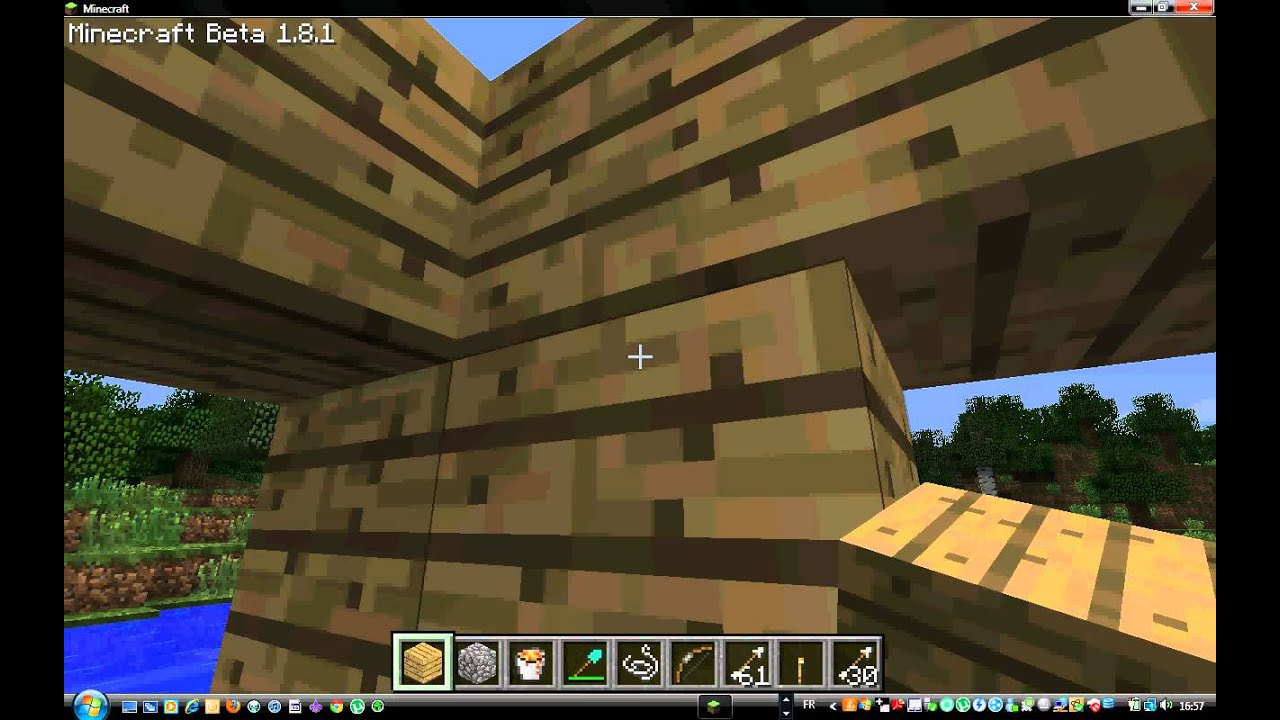 video minecraft comment se construire un petit abri simpa - YouTube
