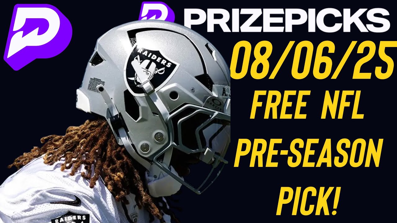 NFL PrizePicks! $10 to win $100! NFL Pre-Season Week 1 #nflpreseason # ...