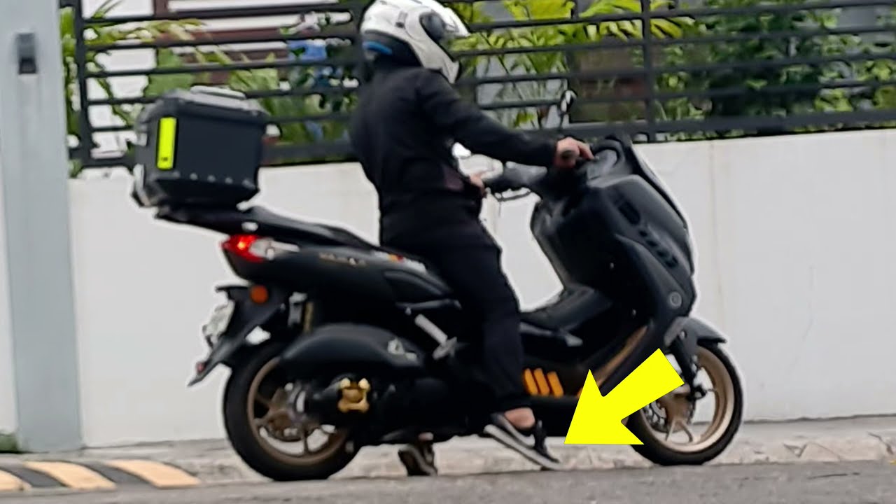 Tiptoe Rider #shorts #motorcycle #shortlegs - YouTube