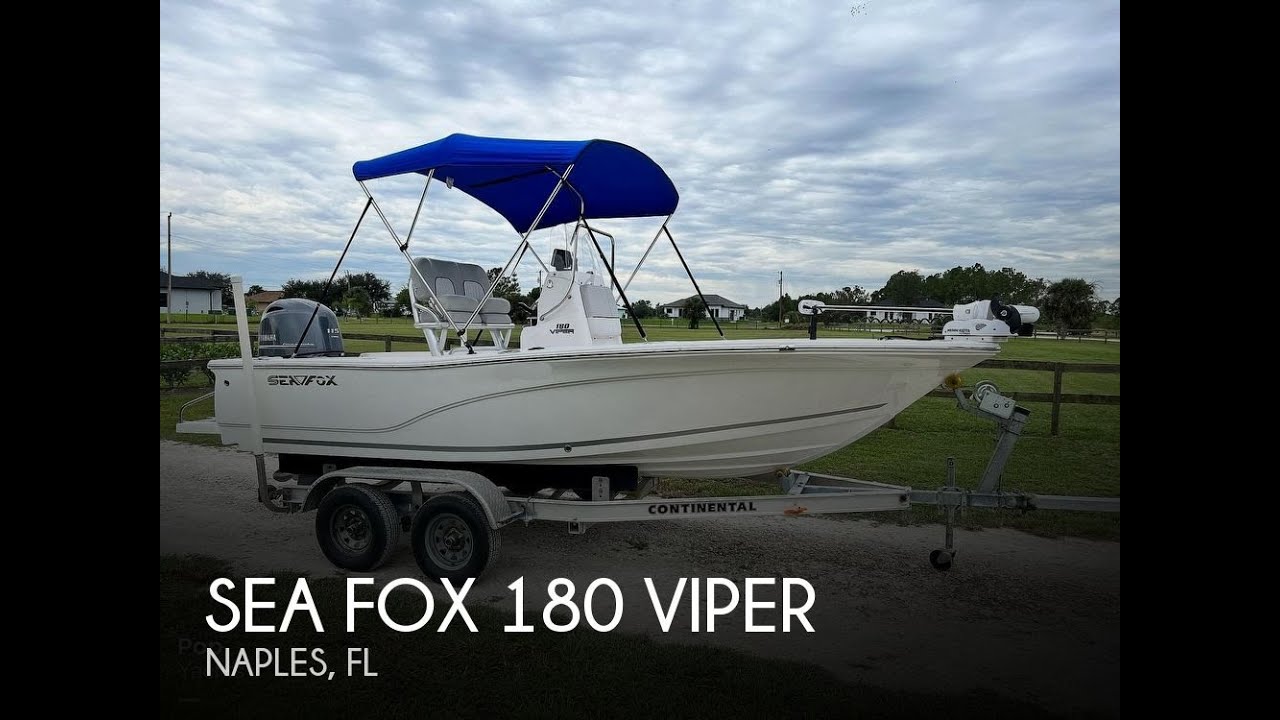 [SOLD] Used 2019 Sea Fox 180 Viper in Naples, Florida - YouTube