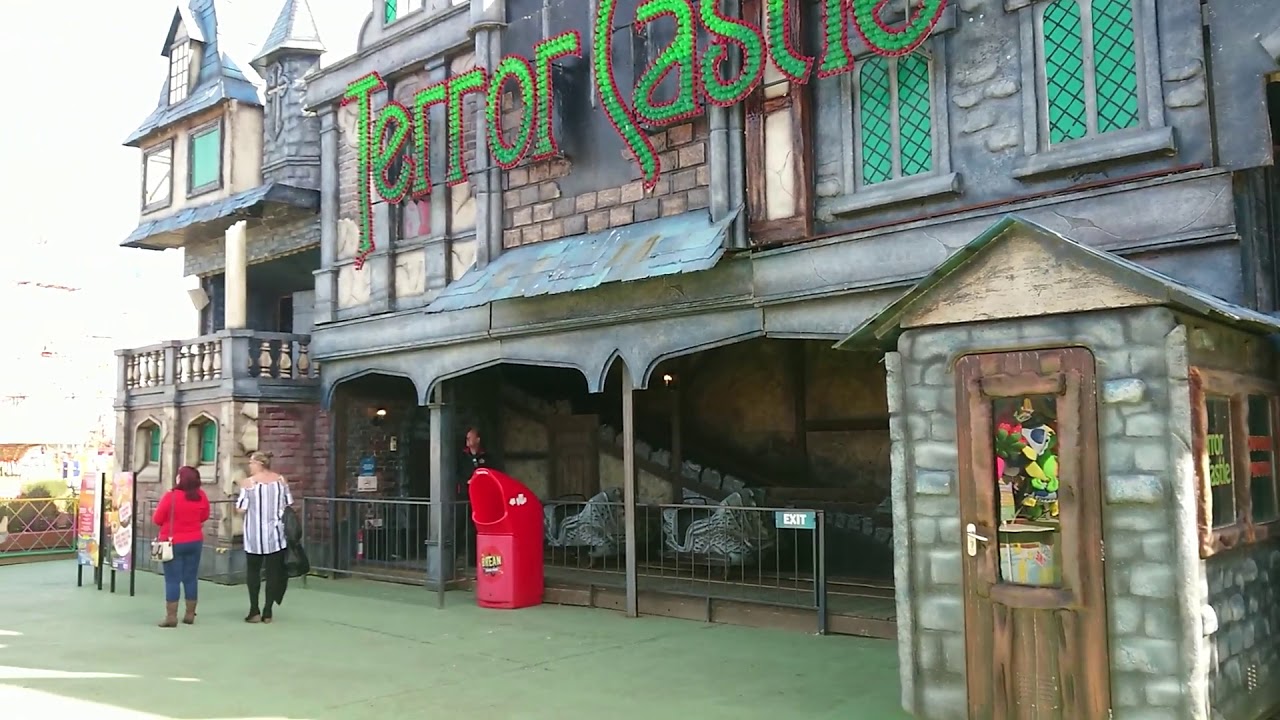 Terror Castle Ride At Brean Theme Park, September 2018 - YouTube