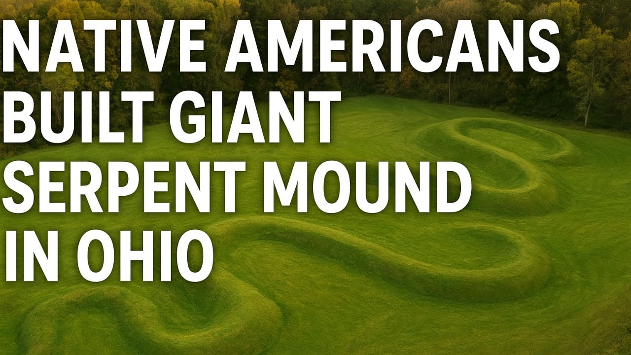Native Americans built giant serpent mounds in Ohio? # ...