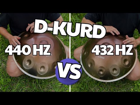 440Hz vs 432Hz – D-Kurd Stainless Steel Handpan Comparison - Which One is Right for You? 🤔