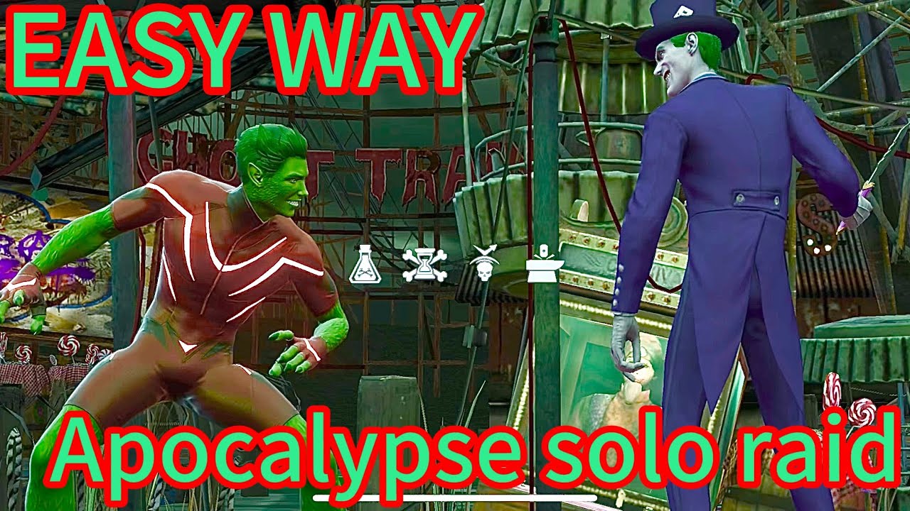 Injustice is mobile apocalypse solo raid - YouTube