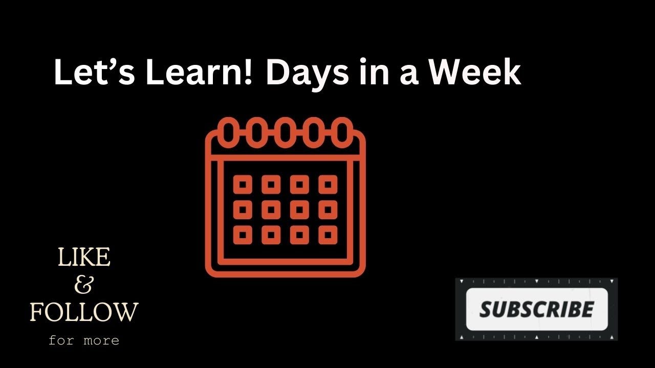 Days of the Week For Kids | Days Names With Spelling - YouTube
