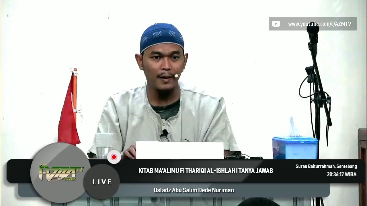 LIVE : Ustadz Abu Salim Dede Nuriman - Kitab Mu'alimun Fi Thariqi Al ...