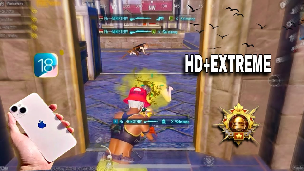 I PHONE 13 HD+ Extreme After iSO 18 Update PUBG MOBILE Livik Test ...