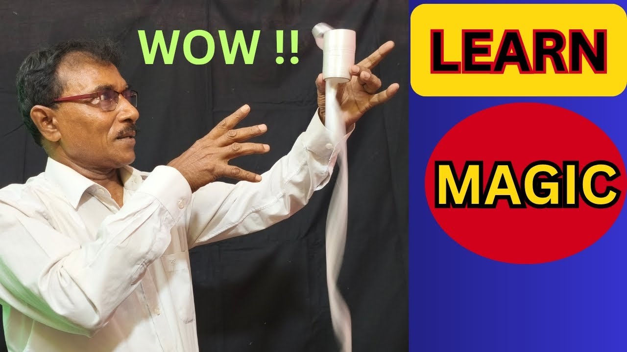 Learn Excellent Production Magic Tricks with paper - YouTube