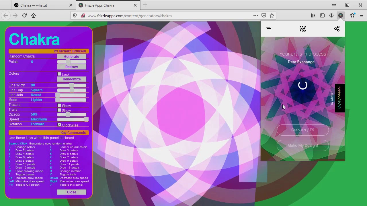 Make Your Own Design. Chakra Generator / Whatsit Tutorials - YouTube