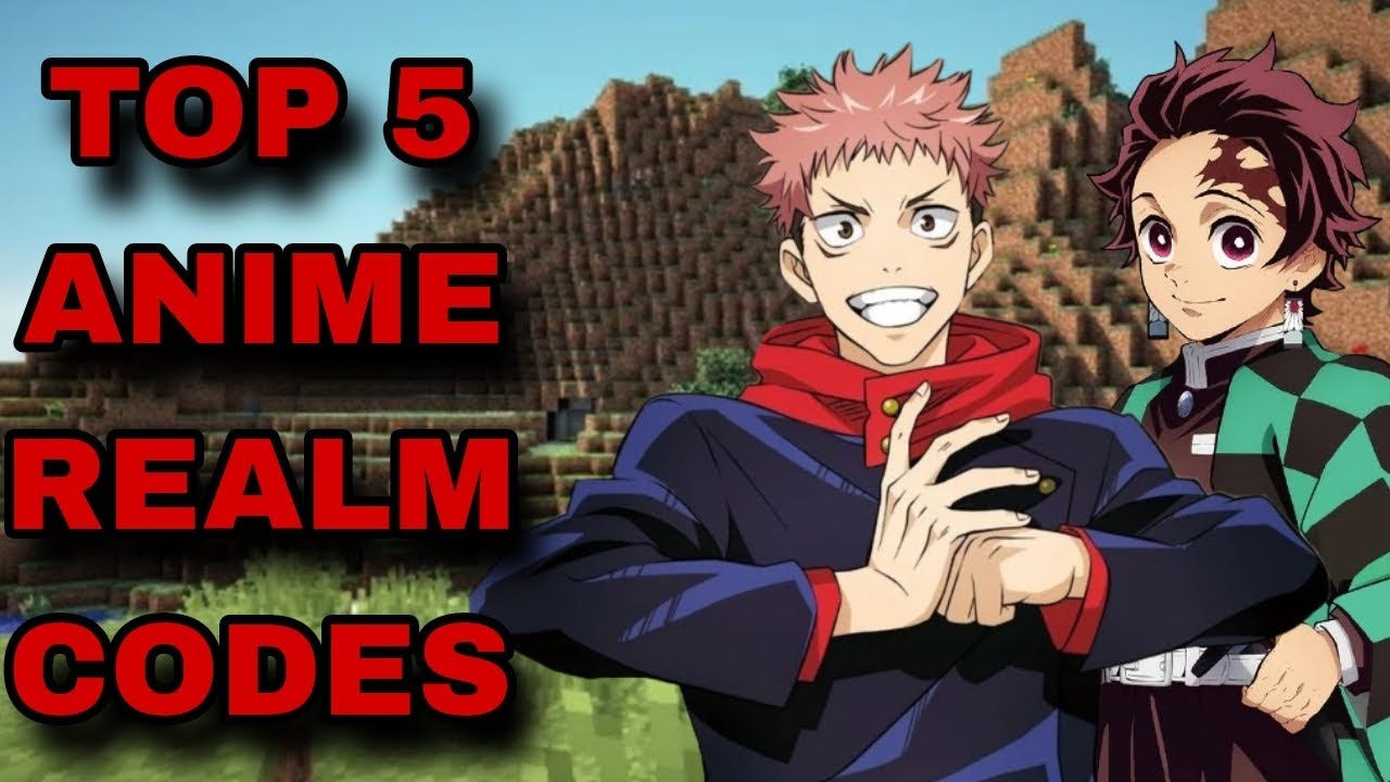 *NEW* TOP 5 ANIME REALM CODES FOR MINECRAFT BEDROCK EDITION! - YouTube