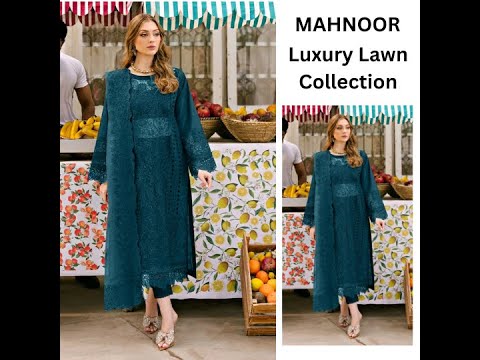 Mahnoor Luxury Lawn Embroidered Collection 3 Pieces Unstitched ZINC ...