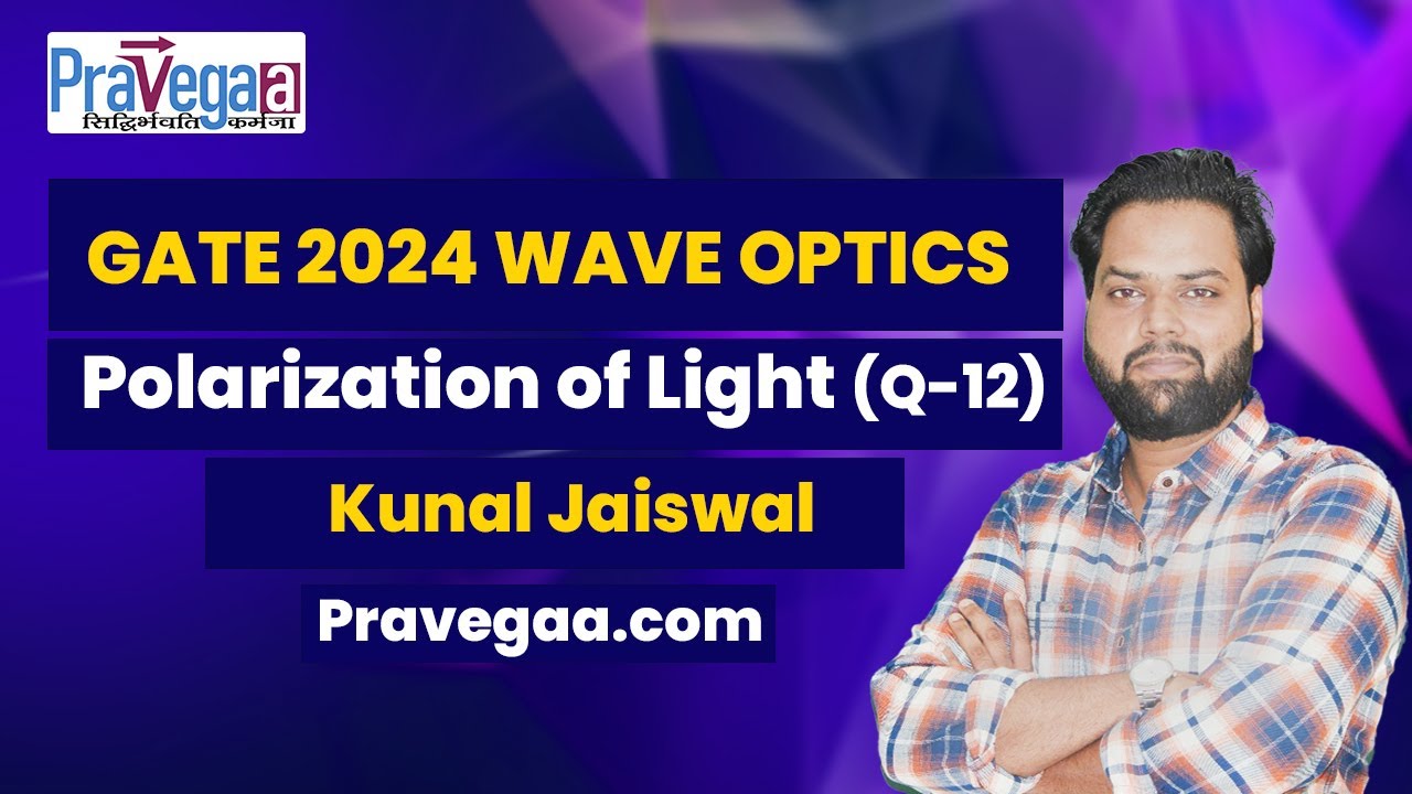 GATE Physics Solution 2024: Q12. Wave-Optics | Polarization of Light ...