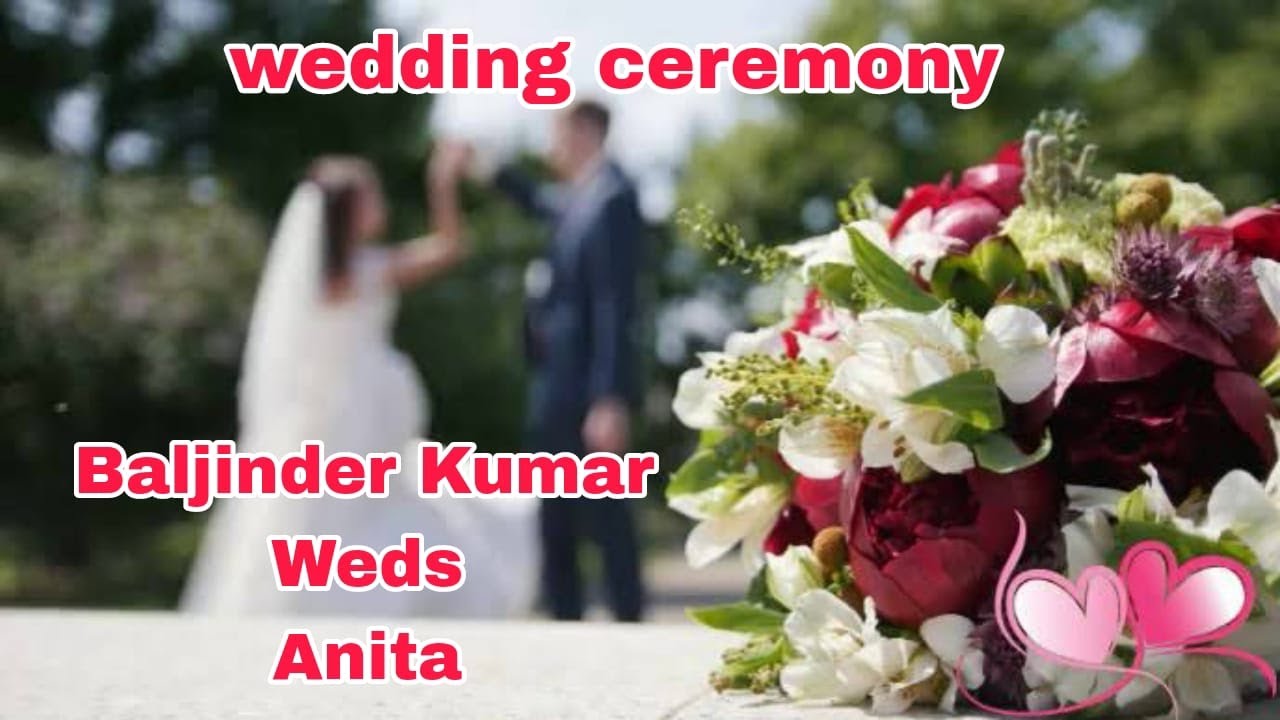LIVE . Wedding ceremony by Baljinder Kumar Weds Anita - YouTube