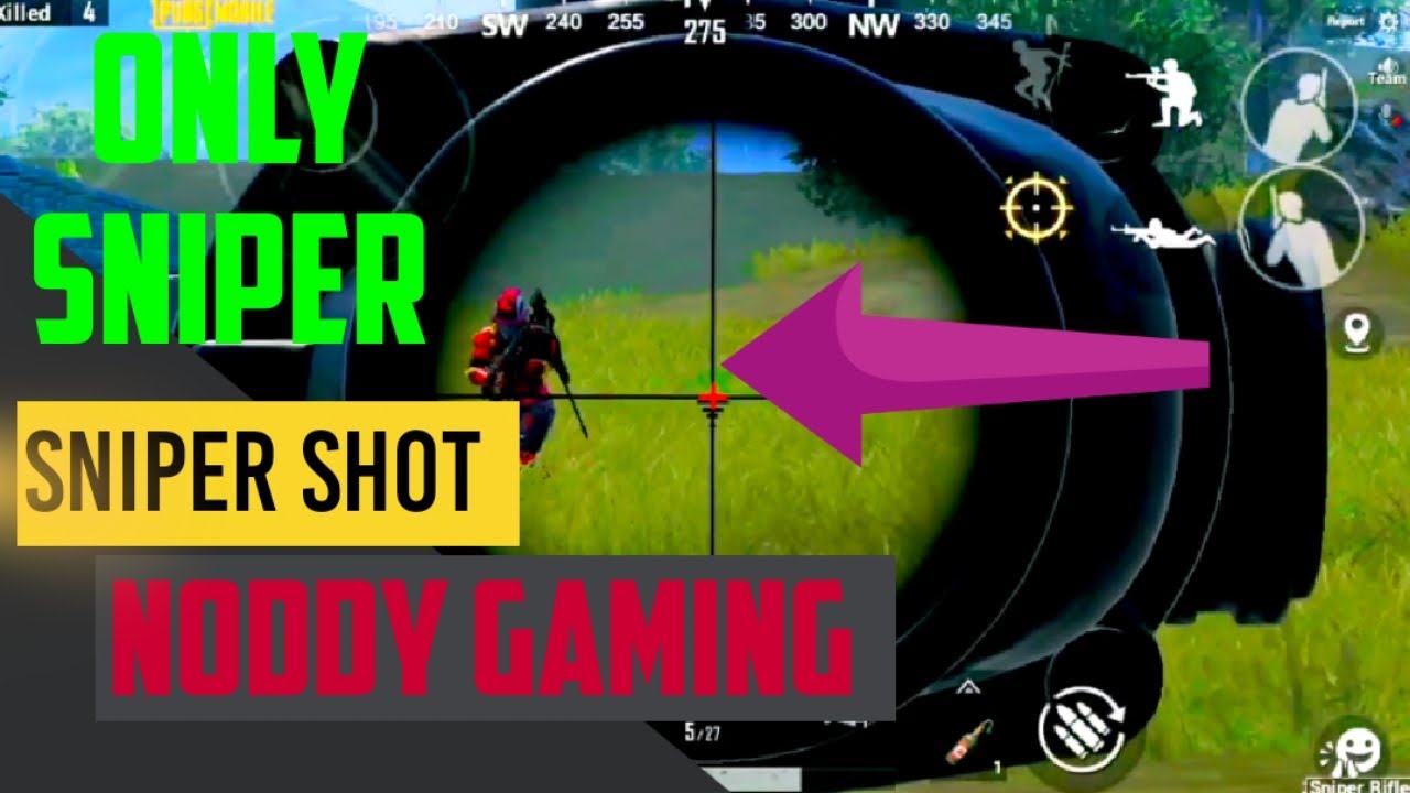 NODDY GAMING ONLY SNIPER SHOT BEST VIDEO - YouTube