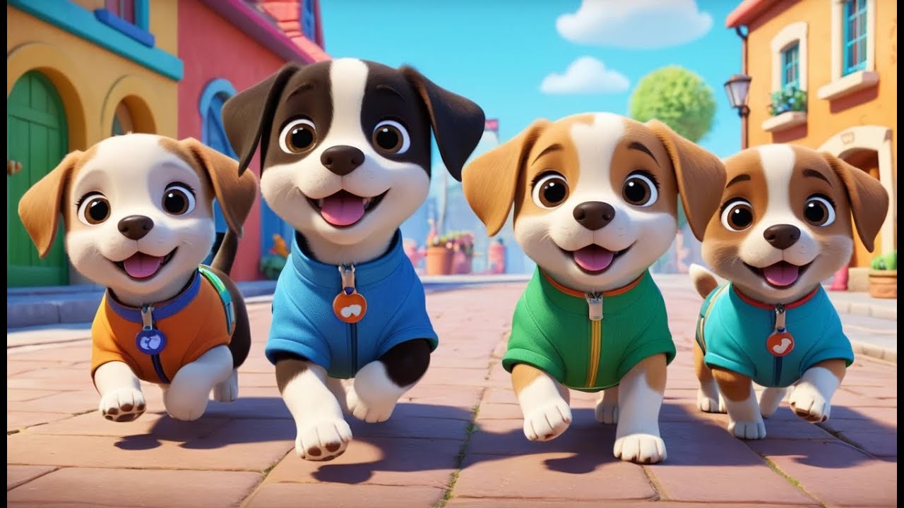 Dog Family Song – Count the Puppies | Fun Animal Counting Song for Kids ...