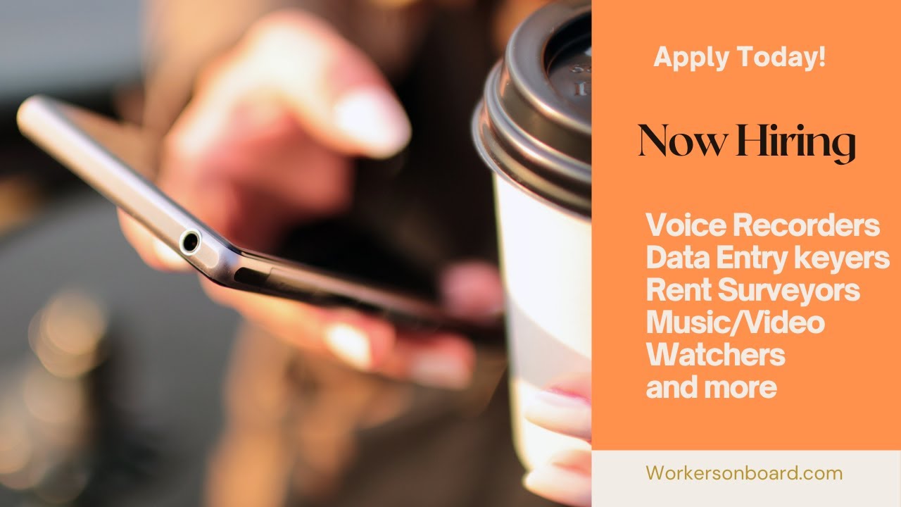 Hiring Data Entry Keyers + Voice Recorder Jobs (Weekly Pay) - YouTube