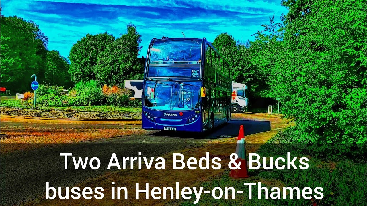 Two Arriva Beds & Bucks buses in Henley-on-Thames | 03.09.23 - YouTube