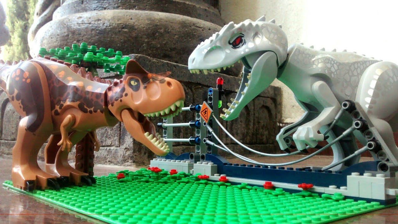 Carnotaurus Toro and the Indominus Rex | Lego Jurassic World Camp ...