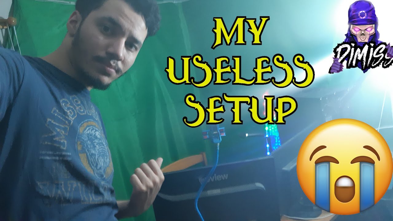 MY USELESS GAMING SETUP - YouTube