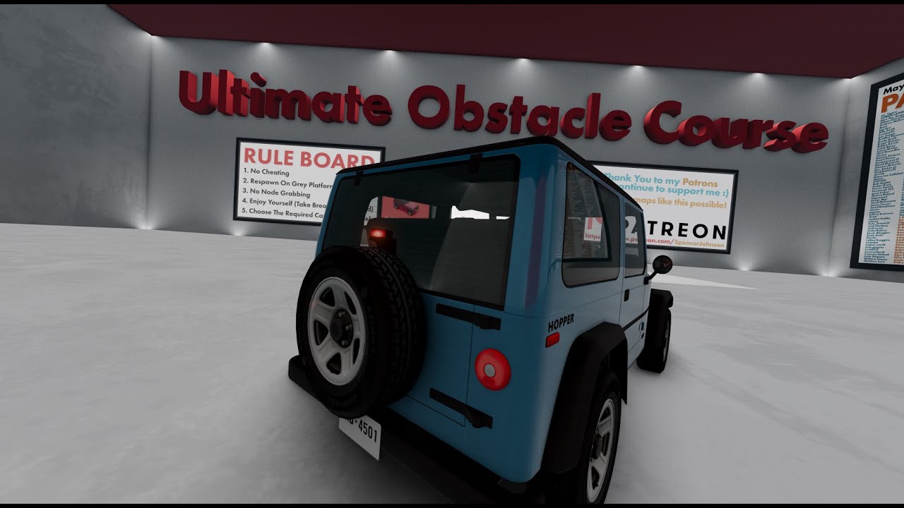Tackling The Ultimate Obstacle Course Live Stream - BeamNG Drive - YouTube