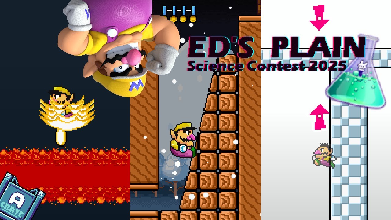SMBX: Ed's Plain (Science Contest 2025) - A Crate Levels - YouTube