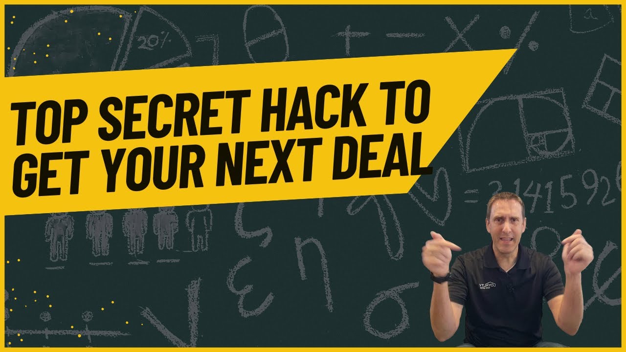 How to get your next deal - Top Secret stuff here - YouTube