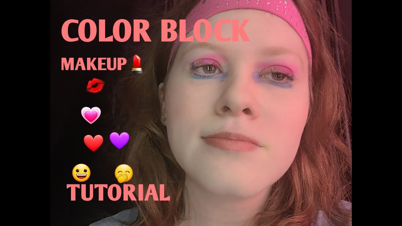 Color Block Makeup Tutorial | Coolasice Makeup - YouTube