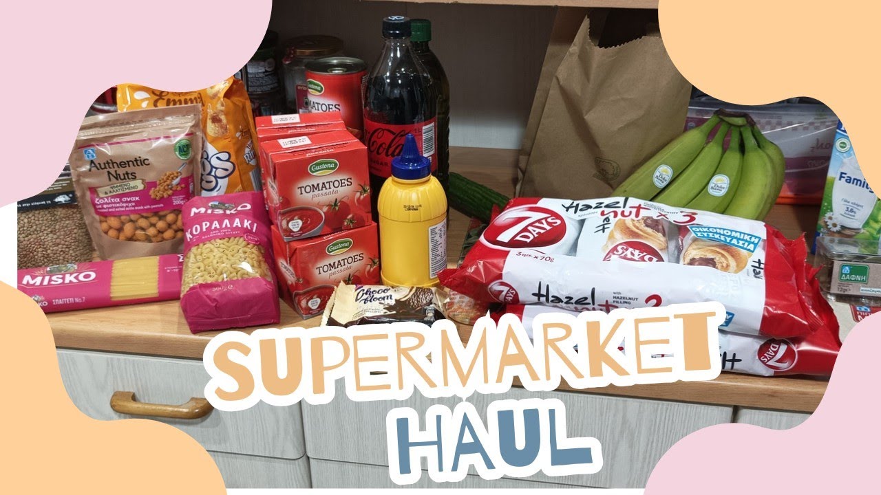 Supermarket haul από ΑΒ Βασιλόπουλος - YouTube