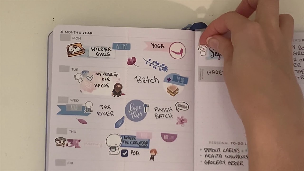 Plan with Me | My Week of Rest and Relaxation | Clever Fox Weekly ...