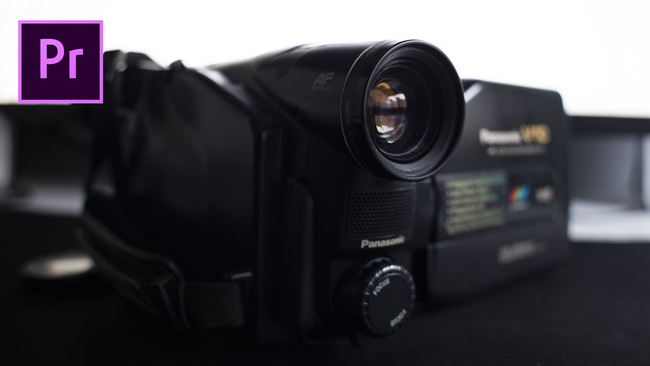 Cómo crear el efecto VHS en Adobe Premiere | Tutorial - YouTube