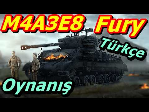 War Thunder M4A3E8 FURY Türkçe Oynanış İnceleme