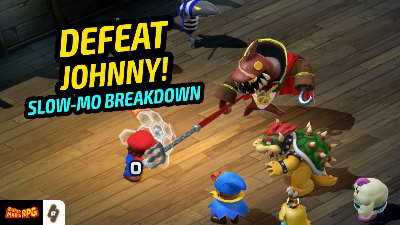 SLOW MO Breakdown: Jonathan Jones Boss Fight in Super Mario RPG Remake ...